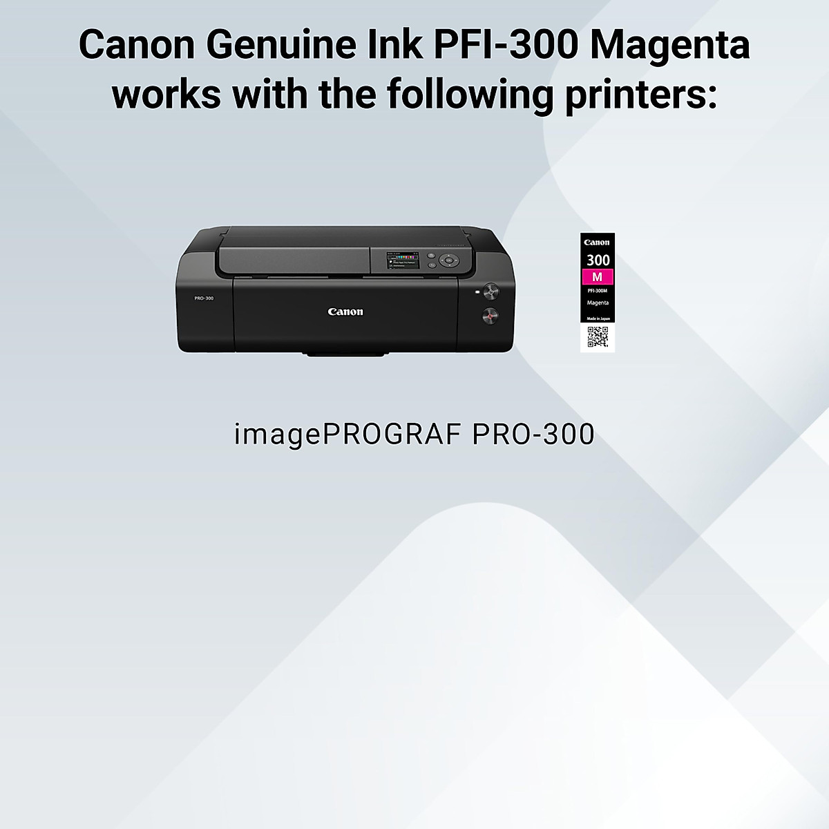 Canon PFI-300 Lucia PRO Ink, Magenta, Compatible to imagePROGRAF PRO-300 Printer