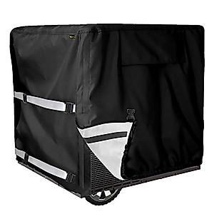 Universal Generator Cover fit for Most Generators 5500-15000 Watt - 28x38x30 inch(Black)