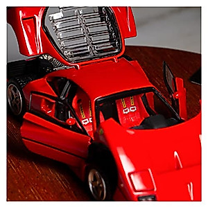 Classic Static Scale Models 1 64 for Ferrari F40 LM Red Full Open Alloy Car Model Ornaments Adult Gift Collection Display Adult Gift Non RC Toys