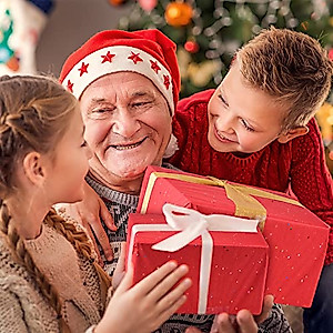 NEBURORA Glitter Tissue Paper for Packaging 50x66cm Green Red Tissue Paper for Christmas Gift Wrapping Bouquet Packaging Craft Paper for Christmas Party Supplies 20 Sheets