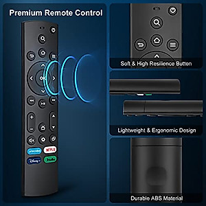 Replacement Remote for All Insignia Fire TVs/Toshiba Fire TVs/AMZ Omni Fire TV/AMZ 4-Series Fire TVs