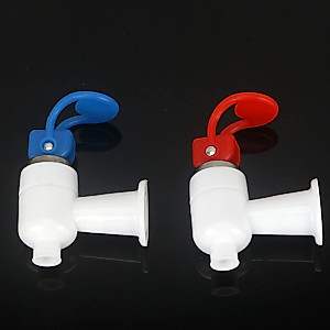 BESPORTBLE 4pcs Water Dispenser Faucet Home Water Cooler Water Cooler Faucet Beverage Lever Pour Water Cooler Spigot Replacemet Dispenser Spout Water Faucet Spigot Manual Inner Wire Plastic