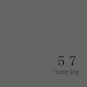 Huamei Seamless Photography Background Paper, Photo Backdrop Paper 53-Inches Wide x 16-Feet, (4.4x16 Feet, Thunder Grey)