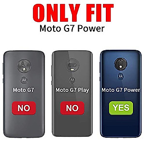 Moto G7 Power Case,Moto G7 Supra Case,Slim Soft Skin Silicone TPU Flexible Rubber Lightweight Shock Absorption Anti-Scratch Protective Case Cover for Motorola G7 Power,Brushed Black