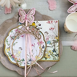 Talking Tables Fairy Party Decorations and Disposable Tableware for 16 Guests | Butterfly Bunting, Tablecloth, Cups, Plates and Napkins | for Kids Birthday, Mother's Day, Afternoon Tea, Baby Shower
