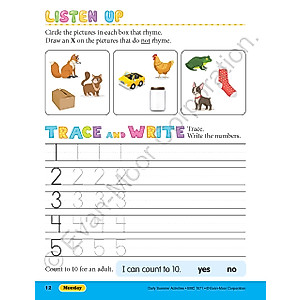 Evan-Moor Daily Summer Activities, Grade K-1