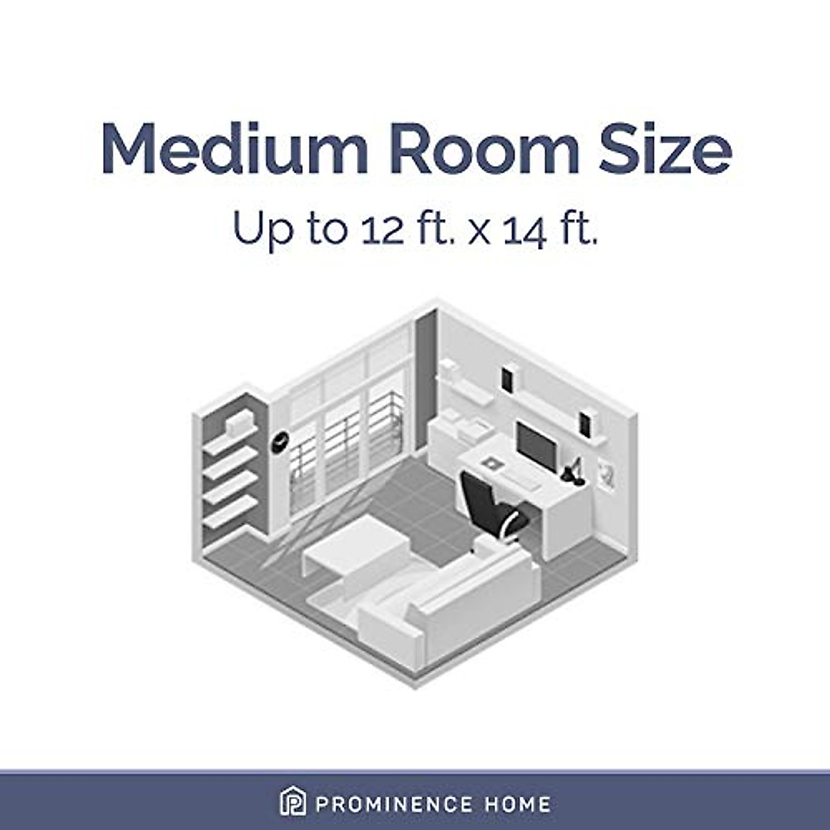 Prominence Home 51478-01 Reston Ceiling Fan, 42, Pewter