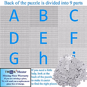 Think2Master Construction in New York City, USA 100 Pieces Jigsaw Puzzle Fun Educational Toy for Kids, School & Families. Great Gift for Boys & Girls Ages 4+ to Stimulate Learning. Size:23.4” X 16.5”