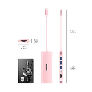 LENTION USB C Multiport Hub - 4K HDMI & 100W PD