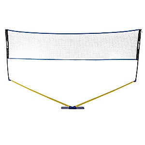Triumph Sports Multi-Sport Versatile Combo Outdoor Game Net Set Includes Volleyball, Badminton, and Pickleball, Blue (35-7510-2)