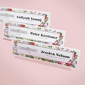 Avery 5305 Medium Embossed Tent Cards, White, 2-1/2 X 8-1/2, 100 Cards/Box