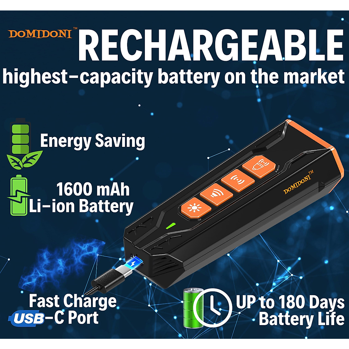 2024 Dog Bark Deterrent Device - Anti-Bark Devices for Dogs, No More Barks Dog Training Tool (Black)