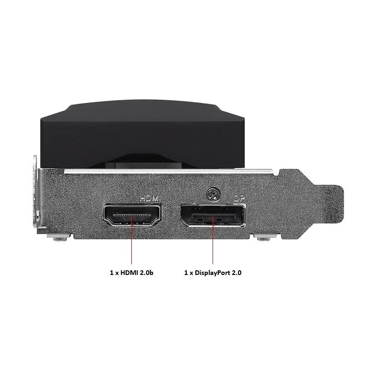 ASRock Low Profile Arc A310 4GB GDDR6 PCI Express 4.0 ITX Video Card A310 LP 4G 64-bit 0dB Silent Cooling Super Alloy Graphics Card 7680 x 4320 450W 15.5 Gbps