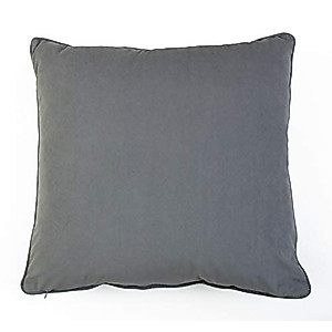 Thro by Marlo Lorenz Miron Cheetah Velvet Throw Pillow, 20" x 20", Gray