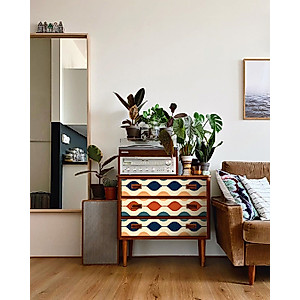 JiffDiff Wallpaper Geometric Wallpaper Abstract Wallpaper Modern Wallpaper Wall Decor 1970s Retro Removable Peel and Stick Wallpaper,15.7"x 118.1"