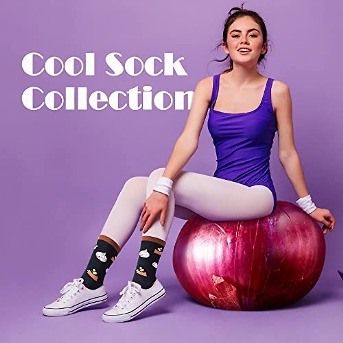 PARIGO Funny Gaming Socks and LED Flashlight Gloves - Stocking Stuffers Gifts for Men Women Teenage