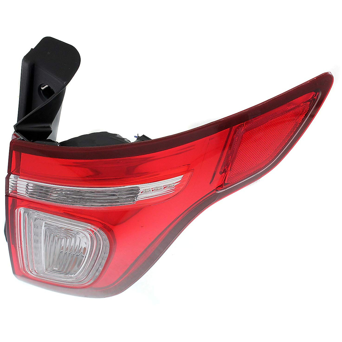 Evan Fischer Passenger Side Tail Light Assembly Compatible With 2011-2015 Ford Explorer, 2013-2015 Police Interceptor Utility With Bulb