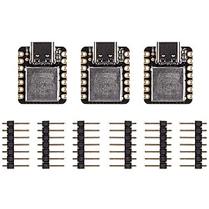Seeed Studio XIAO SAMD21 The Smallest Arduino Microcontroller Based on SAMD21nwith Rich Interfaces for Wearable Devices, 100% Arduino IDE Compatible, Desiged for Projects Need Arduino Micro, 3pcs.