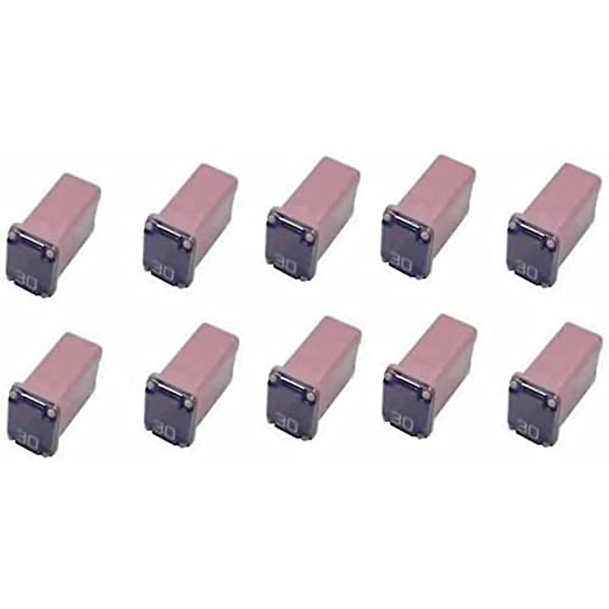 10 Pack 608830 30 Amp Micro Cartridge Fuses Micro Fuse FMM Mcase Micro Female Fuses