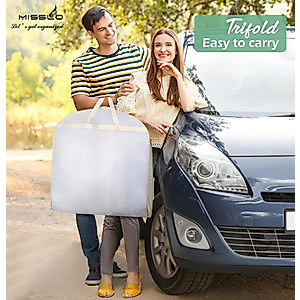 MISSLO 70" Bridal Wedding Gown Dress Garment Bag with Accessories Pouch Large Travel Garment Cover 8" Gusset (White)