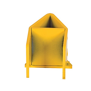 Vestil G3-V4-YL Steel Upright Rack Guard 7 in. x 5 in. x 5 in. Yellow