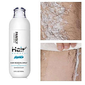 Non-Irritating Moisturizing Hair Removal Cream and Spray for Men and Women - For Legs, Hands, Arms, Underarms, and Bikini Areas (100ML)