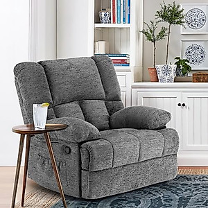 STARY Power Lift Recliner Chair with Massage and Heat for Elderly People, USB Ports and Cup Holders