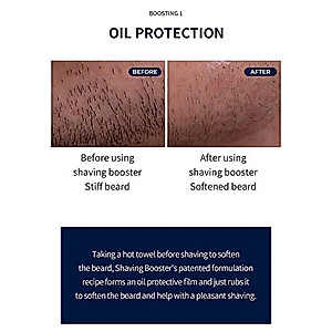 BARBER501, SHAVING BOOSTER ICE MINT, Shaving Balm for Men, Sensitive Skin Moisturizer with Natural Oil Extract, 2.2 Fl Oz