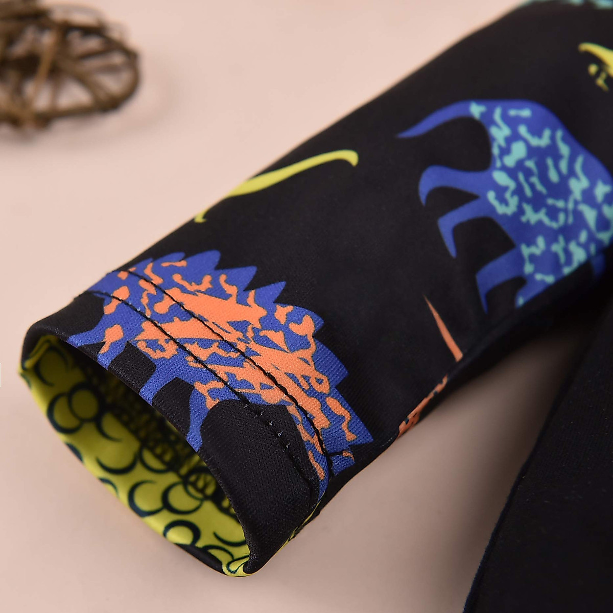 Aalizzwell Infant Baby Romper Toddler Pants Set Brother Matching Outfits Boys Clothes (Dinosaur-Romper, 0-3 Months)