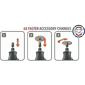 Dremel 456B EZ SpeedClic Cutting Wheels Accessory Set with 12 Metal Saw Cutting Discs for Rotary Multi Tool