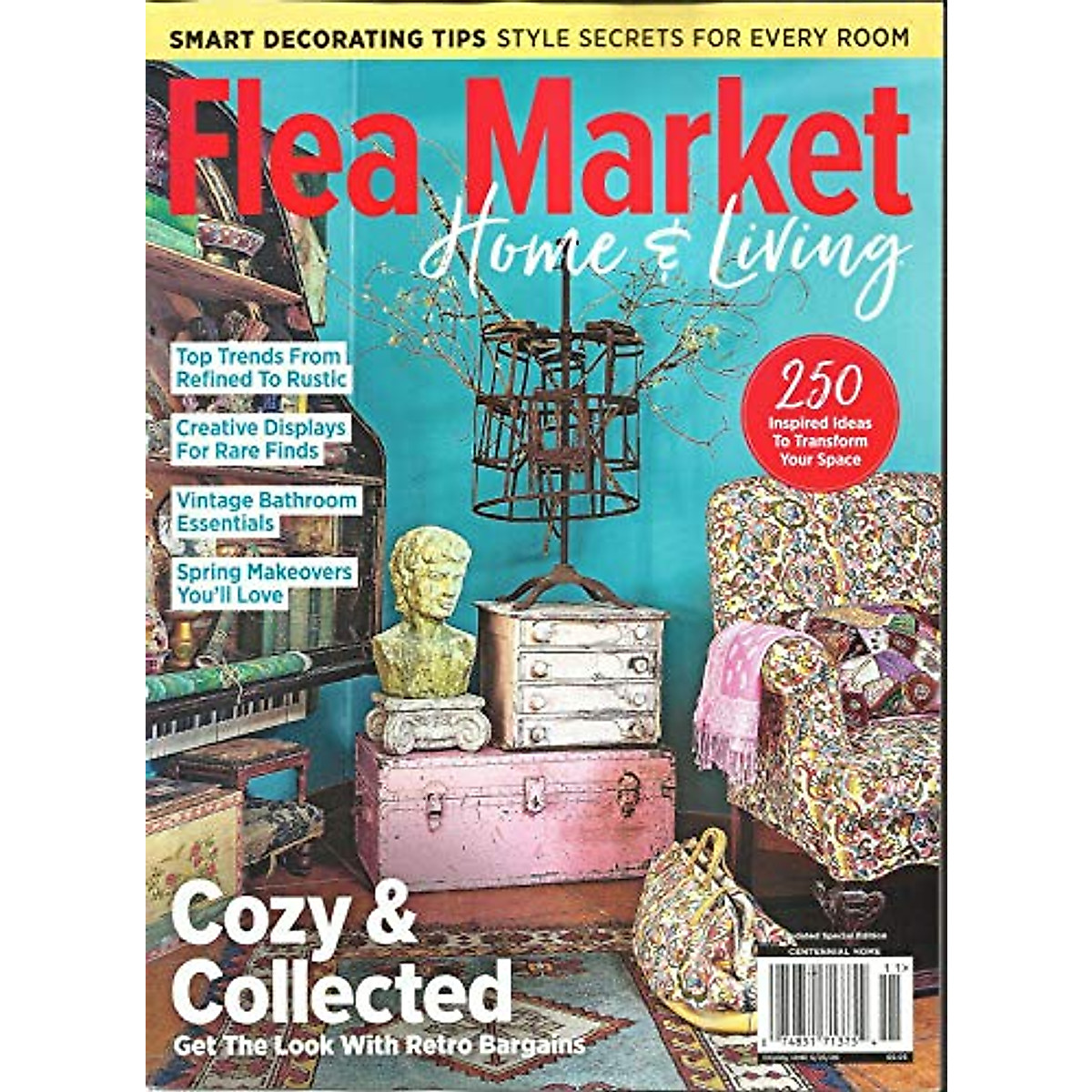 FLEA MARKET HOME & LIVING MAGAZINE, COZY & COLLECTED SPECIAL ISSUE, 2020