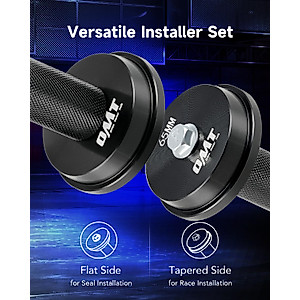 Orion Motor Tech Bearing Press Kit, 10pc Bearing Race and Seal Driver Set with Seal Driver and 9 Bearing Adapters, Seal Installer Bearing Driver Kit for Bearing Installation, with Blue Case