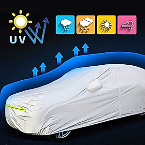 DFQPK Special Car Cover Compatible with Ferrari F355 F40 F430 F512 F8 Spider F8 Tributo Waterproof Dust-Proof Windproof Full Car Cover Protect Car Paint Suitable All Seasons
