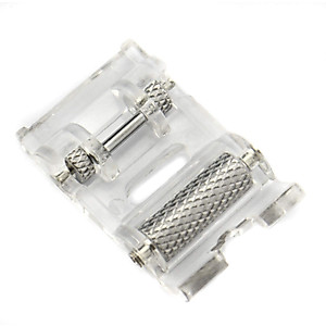 DREAMSTITCH SA190 Snap On Clear Roller Presser Foot for Brother, Babylock, Simplicity, Singer Sewing Machine Alt:ESG-RF7314W