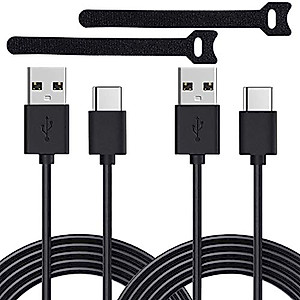 BATSOEASY USB C Charging Cable Compatible with PS5 Controller, 2 Pack 6Ft Fast Charging USB Type C Charger Cord Compatible with Playstation 5 PS5 Dual Sense, Xbox Series X/Series S Controllers