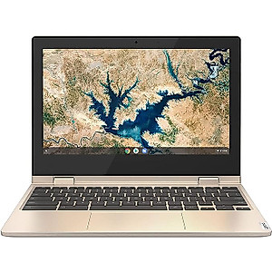 Lenovo Chromebook C340 2-in-1-11.6" HD Touchscreen - Celeron N4000-4GB - 64GB eMMC - Gold (Renewed)