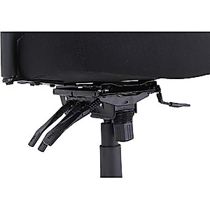 Lorell, LLR40210, Big & Tall Black Mesh Back Chair