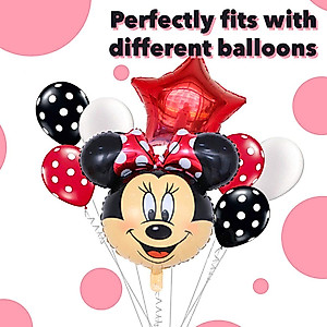 Big Cartoon Girl Mouse Balloon – Foil Birthday Balloon Decorations Animated Mouse Head Balloon Kids Party Supplies Giant Foil Balloons