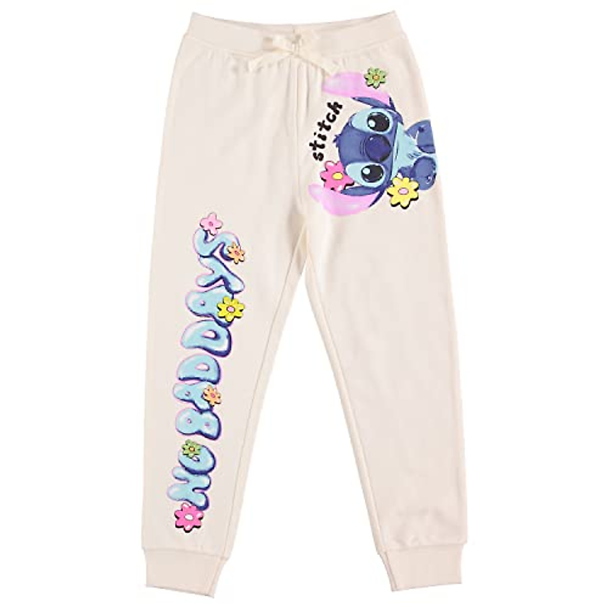 Disney Lilo & Stitch Clothing Set, Sweatshirt Hoodie and Jogger, 2-Piece Outfit Set - Girls Sizes 4-16 Ivory
