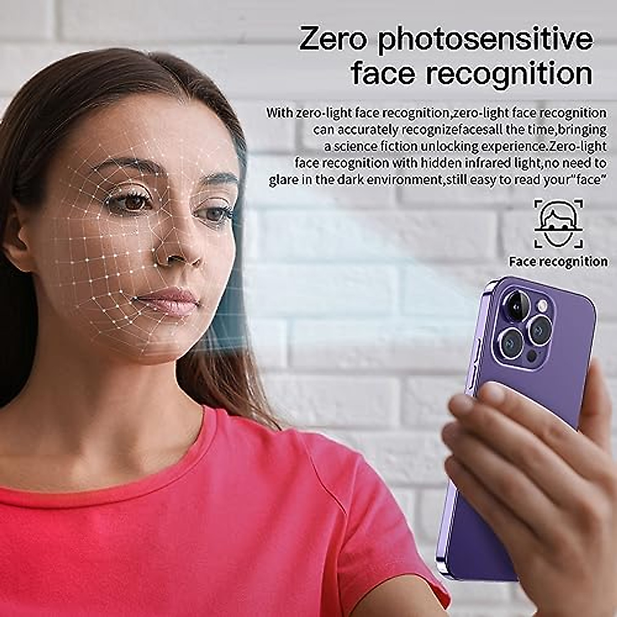 PUSOKEI Unlocked Android Cell Phone, Face Unlock Mobile Phone, 6.6 inch HD Screen, 2520 * 3088 Resolution, 8+24MP Dual Camera,10 Core CPU,8GB+256GB ROM, 2.4G 5G Dual Band WIFI Smartphone