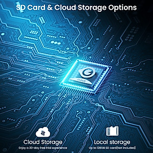 GALAYOU Cameras for Home Security Outside-2K Battery Powered WiFi Surveillance Indoor/Outdoor, Security Cameras with Motion Siren, Color Night Vision Waterproof, Cloud/SD Storage 2.4Ghz WiFi