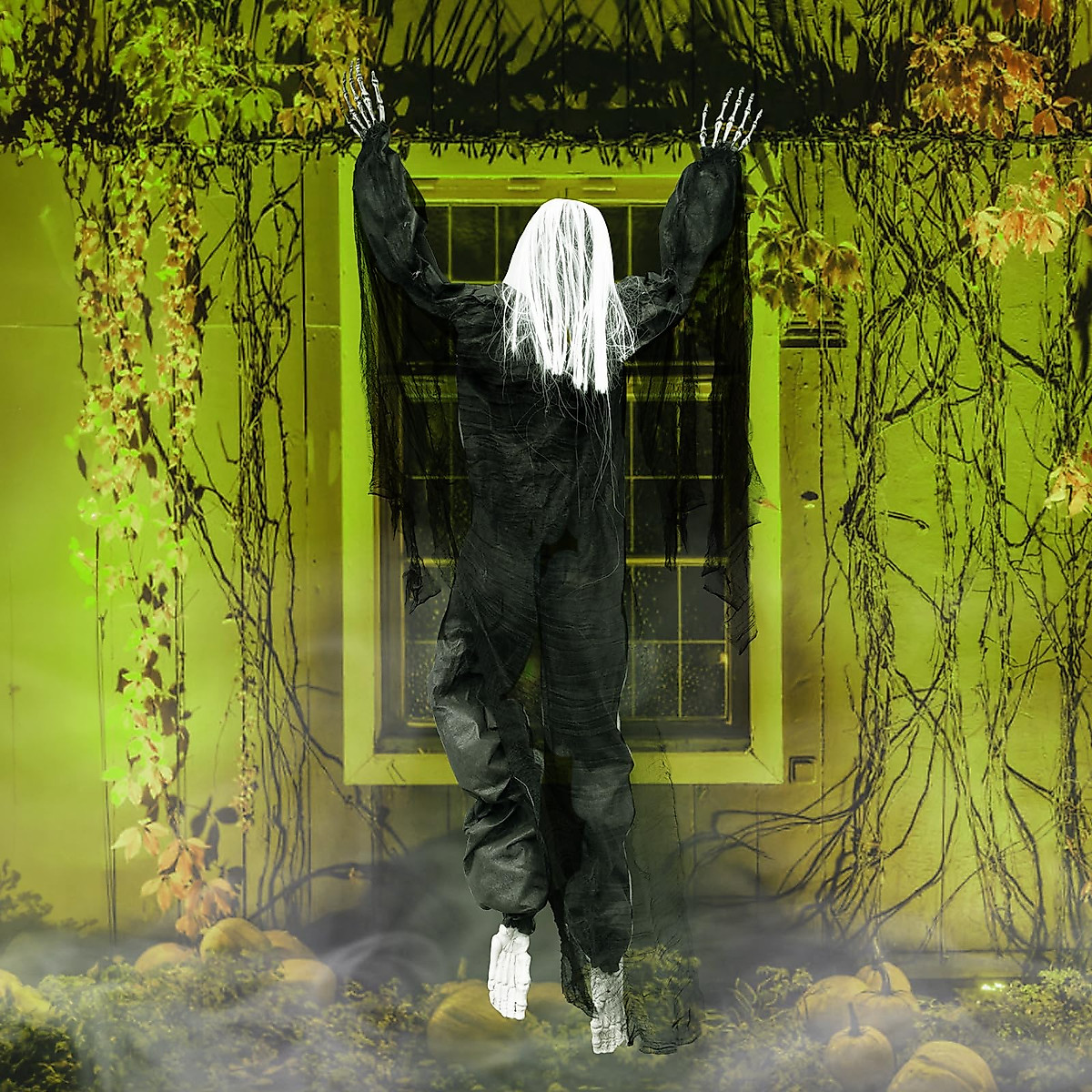 Creepy 62" Climbing Zombie Decorations for Halloween