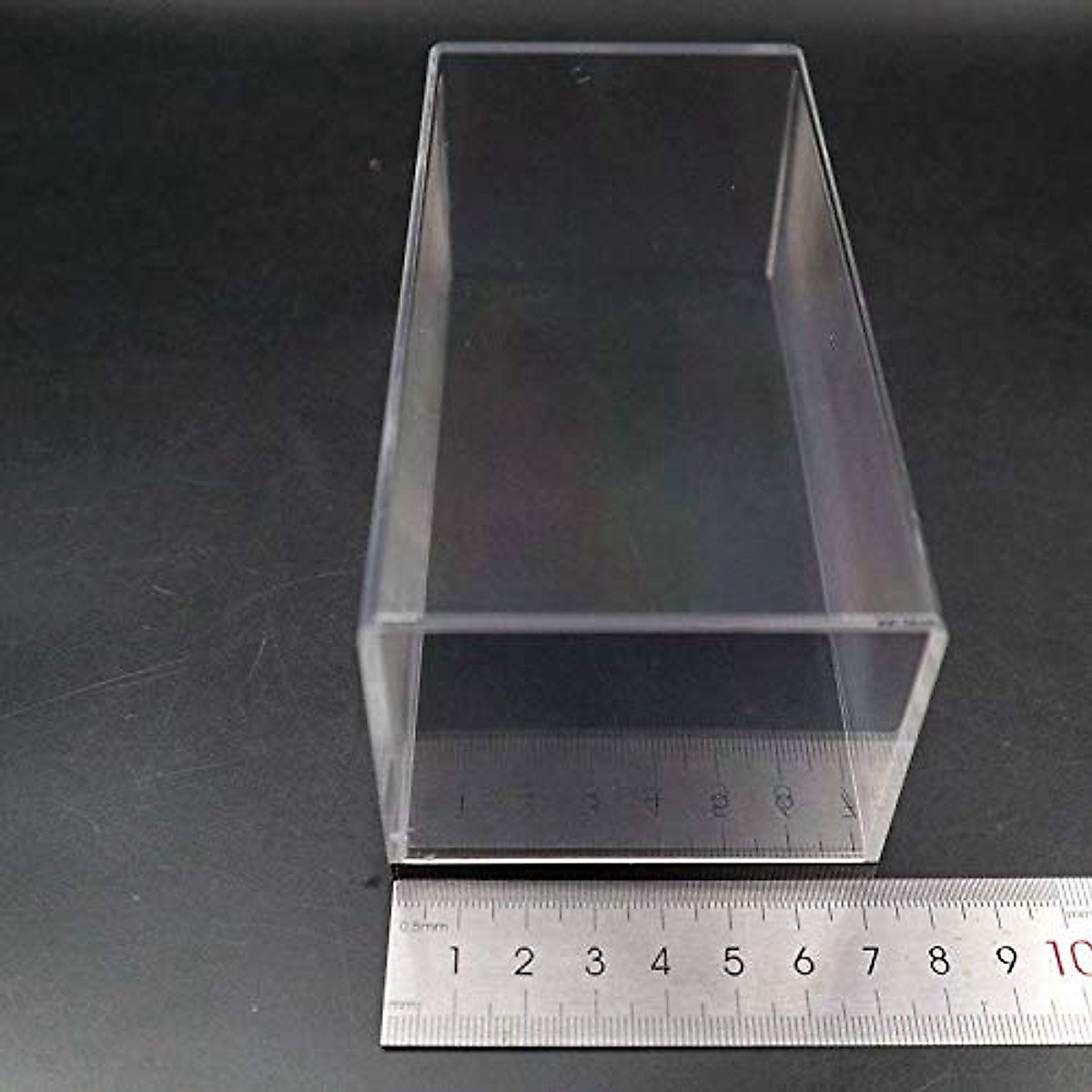 JIA JIA LAI Acrylic Case Show Display Box Transparent Dust Proof Black Base 1:43 Model Cars