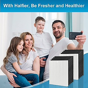 C545 HEPA Replacement Filters Compatible with Winix C545, P150, B151 Air Purifier, replace for Filter S, Air Filter Part# 1712-0096-00,2522-0058-00,2 H13 True HEPA + 8 Prefilter