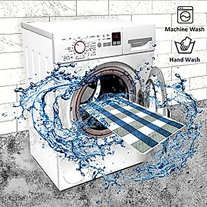 Fhiny 2 PCS Guinea Pig Cage Liner Plaid Washable Guinea Pig Bedding Reusable Small Pet Pee Pads Fast Absorbent Waterproof Anti Slip for Rabbits Bunny Hamsters or Other Small Animals