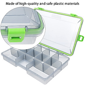 BESPORTBLE 1Pc Box Fishing Gear Storage Box Fishing Trays Tackle Organizer Tackle Bag jewelery organzer Lures Bag Earring Holder Fishing Storage Organizer Portable Plastic Bead Earrings