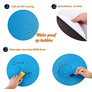 30 x PCS Floor Dots 4 Inch Removable Multicolor Vinyl Stickers for Preschool and Kindergarten Elementary Teacher - Removable Line Marker for Classroom - Social Distancing