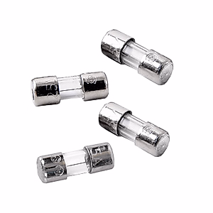 HSTECH 15 Pack F5AL 125V Fast-Blow Fuse 0.14 x 0.39 inch / 3.6 x 10 mm 5A 5amp 125V Glass Fuses Widely Used for Electric Equipment, Fan Plug, Home Appliance, and so on.