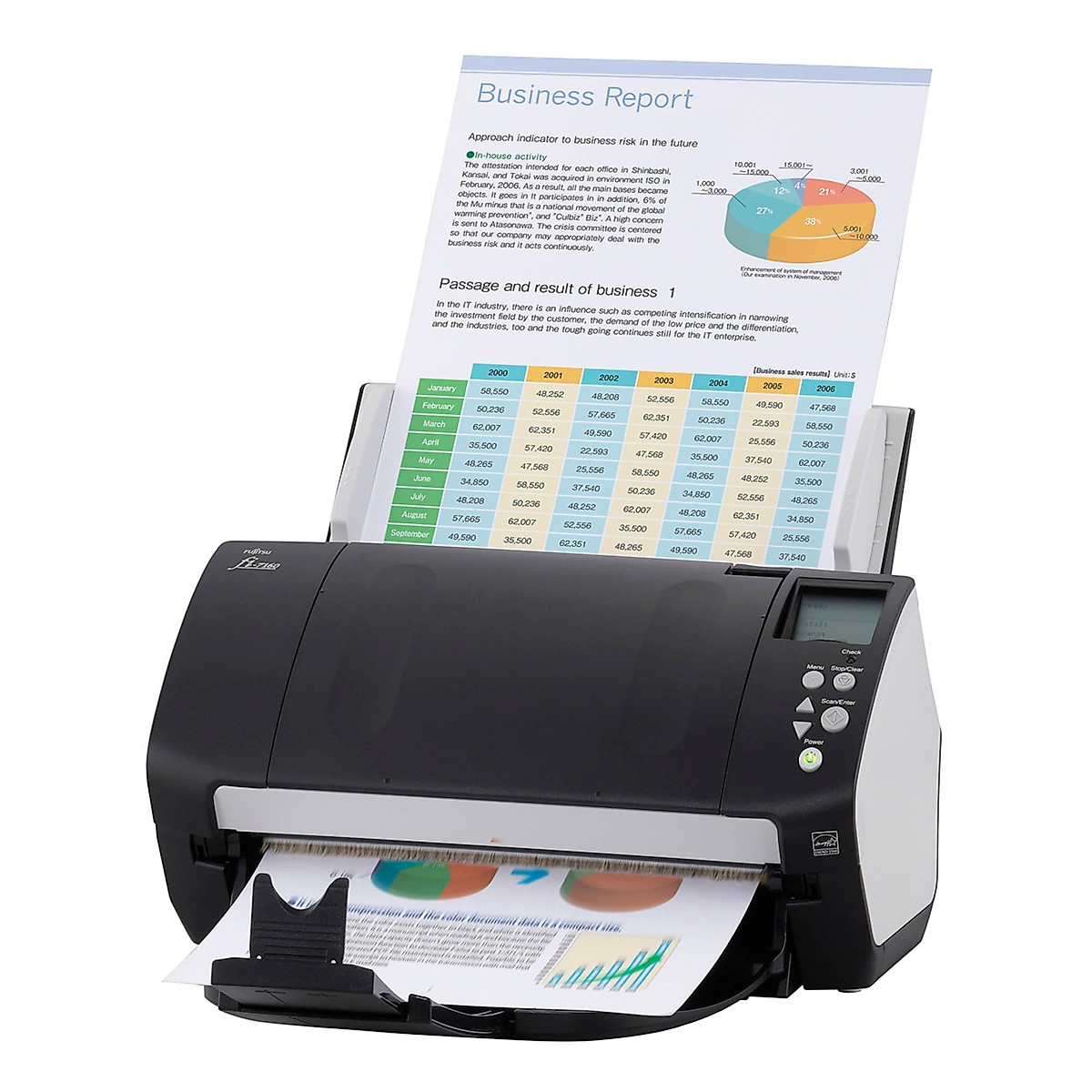 Fujitsu fi-7160 Trade Compliant Professional Desktop Color Duplex Document Scanner with Auto Document Feeder (ADF)