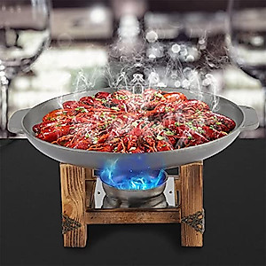 BBQ Round Roasting Tray, luminum Ceramic Plate Non Stick Grill Plate Barbecue Skewers Chafing Dish Party Buffet Pan Cookware for Barbecues, Camping, Durable and Reusable (2M)